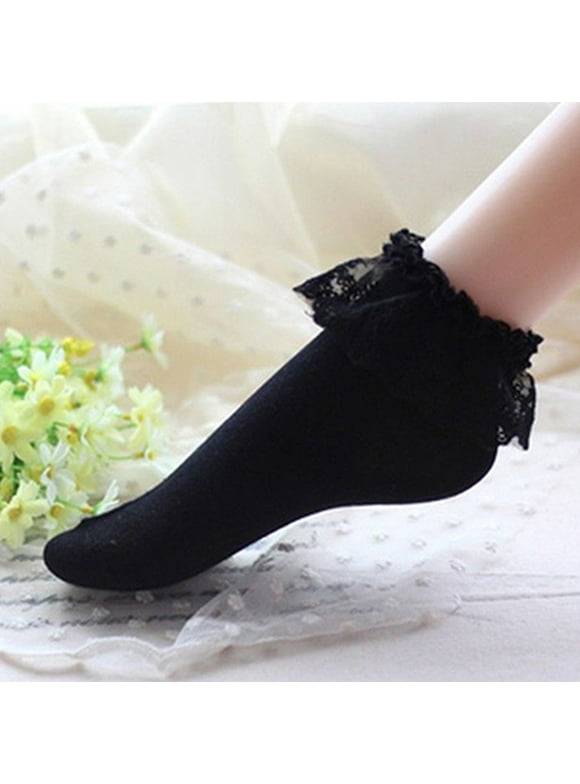 Ruffle Socks Women