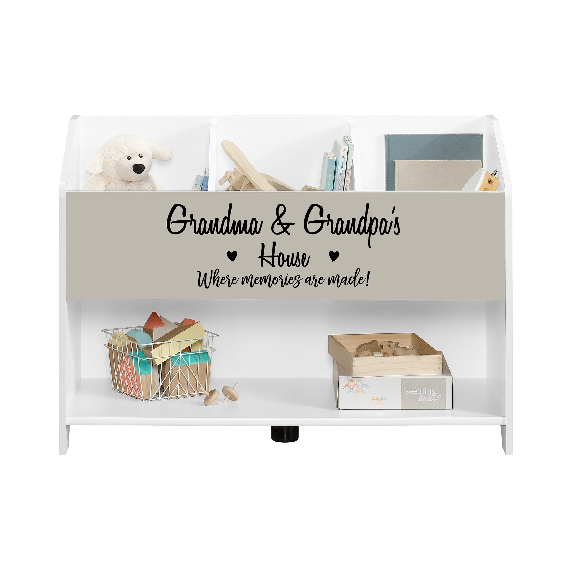 LifeSong Milestones Bookcase Footboard Storage Box Grandma&Grandpas ...