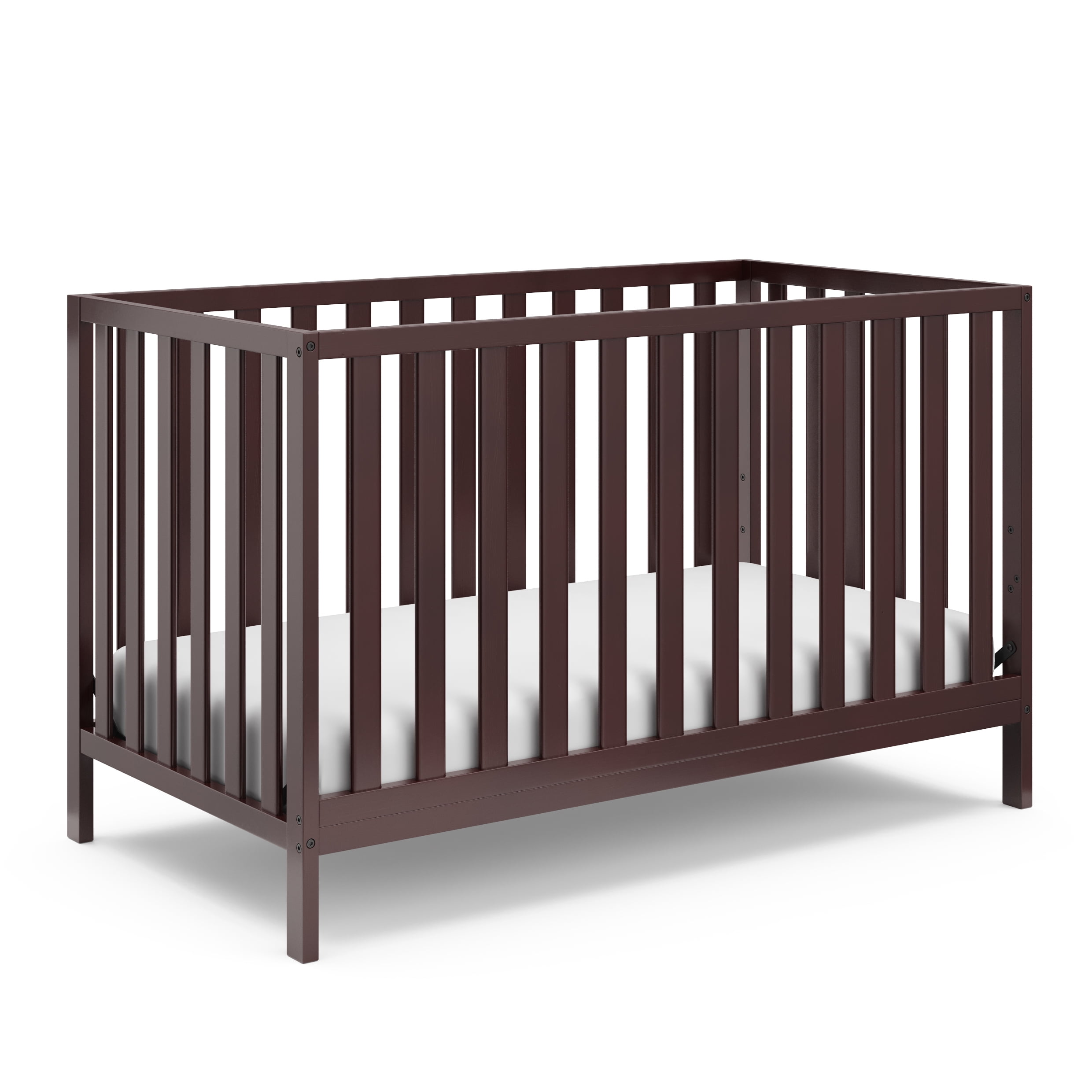 Storkcraft Sunset 4 in 1 Convertible Baby Crib, Espresso - Walmart.com