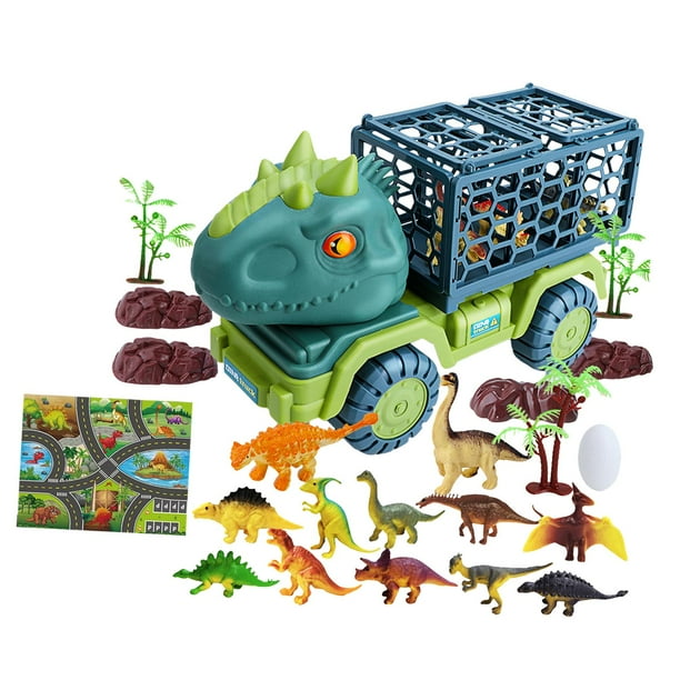 Dinosaur Truck Toys Pretend Toy Con Figuras De Dinosaurios Para Ni?os ...