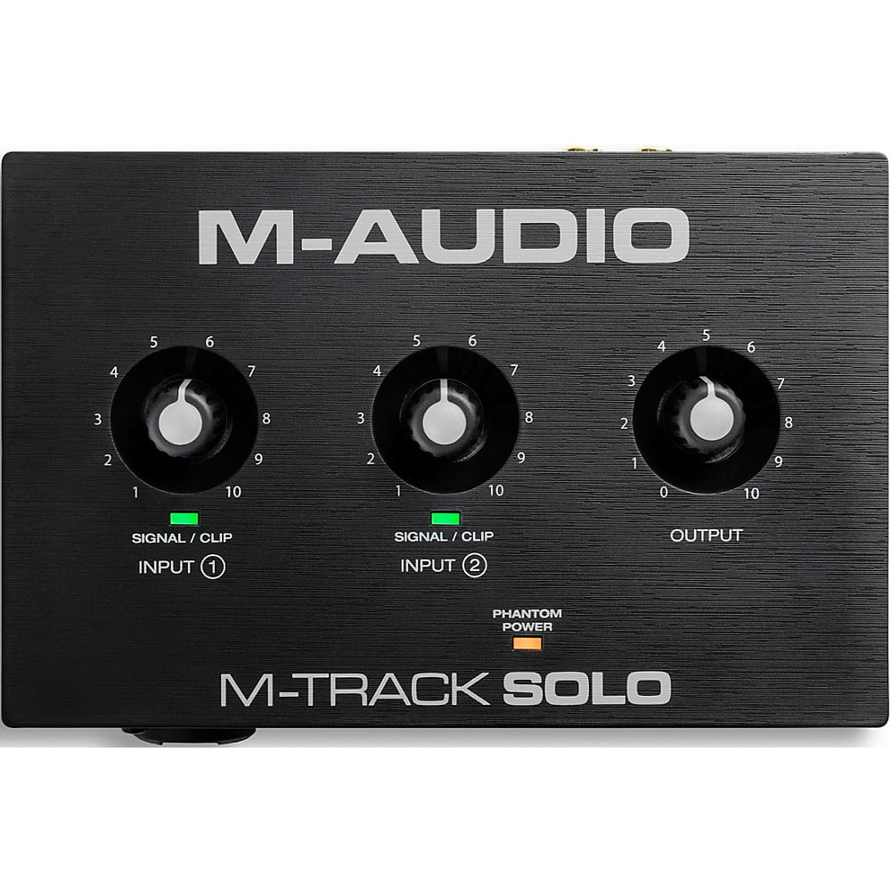 M-Audio M-Track Solo 2-Channel USB Audio Interface - Walmart.com ...