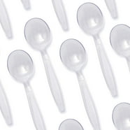 Dixie Plastic Cutlery, Heavyweight Soup Spoons, White, 100/Box ...