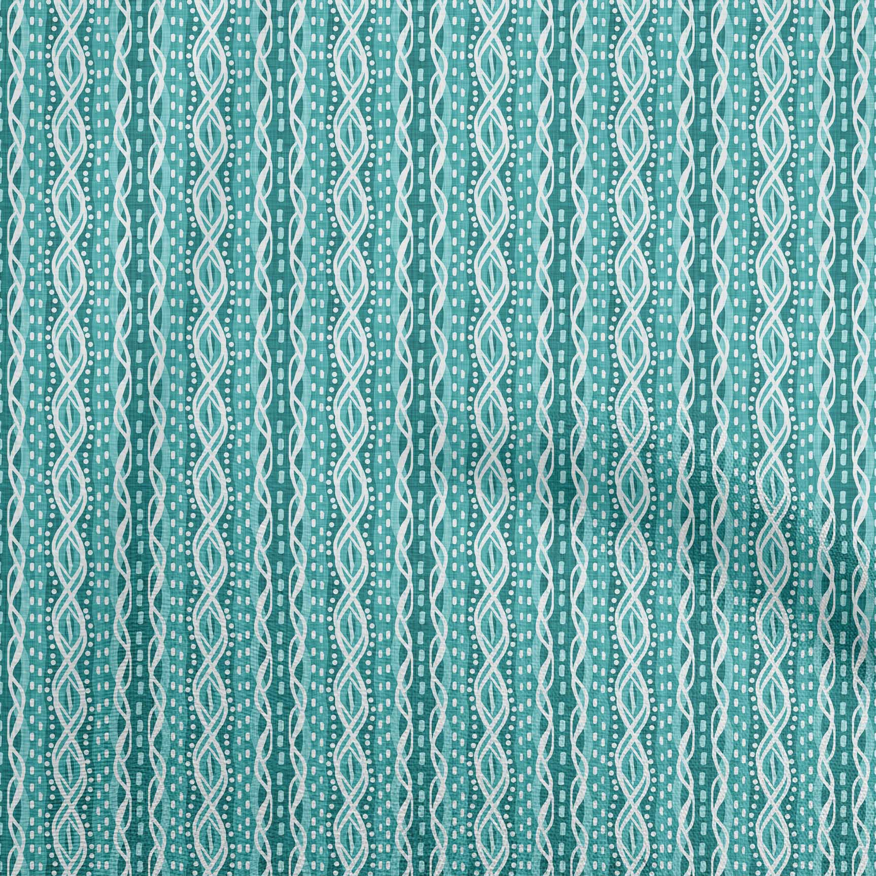 oneOone Silk Tabby Turquoise Green Fabric Asian Block Diy Clothing ...