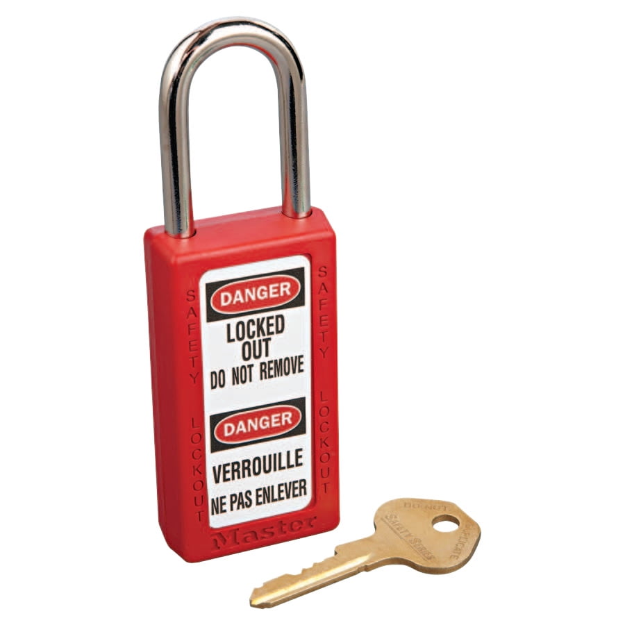 Master Lock No. 410 & 411 Lightweight Xenoy Safety Lockout Padlocks ...