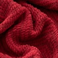 Battilo Ultra Plush Winter Cozy Couch Throw Blanket, Dark Red ...