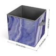 10.6in Folding Storage Box Solid Material Handle On Both Sides For Easy ...