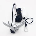 1.5kg Anchor Folding Grapnel Anchor Kit For Canoes Jet Skis 3.5lb ...