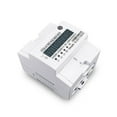 4P 100A Three Phase Din Rail KWH Watt Hour Din-rail Energy Meter LCD 3*230/400V 3*120/208V 3*220 ...