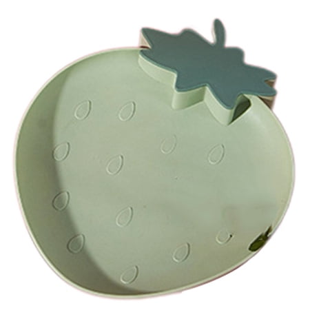 Home Fruit Cartoon Cute Fruit Plate Divided Grid Dried Fruit Plate ...