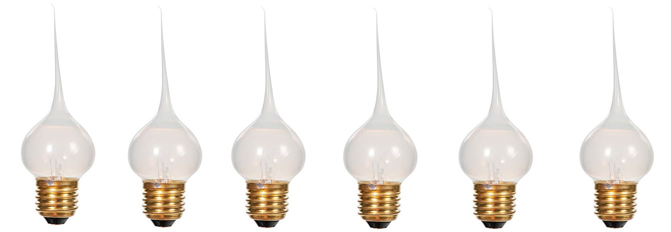 7194WSA Large Medium Base Silicone Light Bulbs, 7.5 Watt, Individually ...