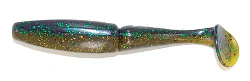 Gambler EZ Swimmer 4 1/4 inch Segmented Paddle Tail Swimbait (Gold Rush ...