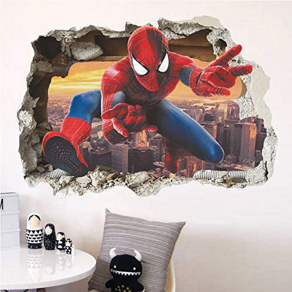 Click here for Xuxuxiangxiang Spiderman Wall Stickers 3d Effect S... prices