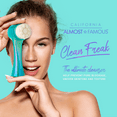 Almost Famous - Clean Freak 2in1 Exfoliator Brush - Turquoise - Walmart.com