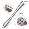 8" Muddler for Cocktails, Professional Stainless Steel Muddler for Old ...