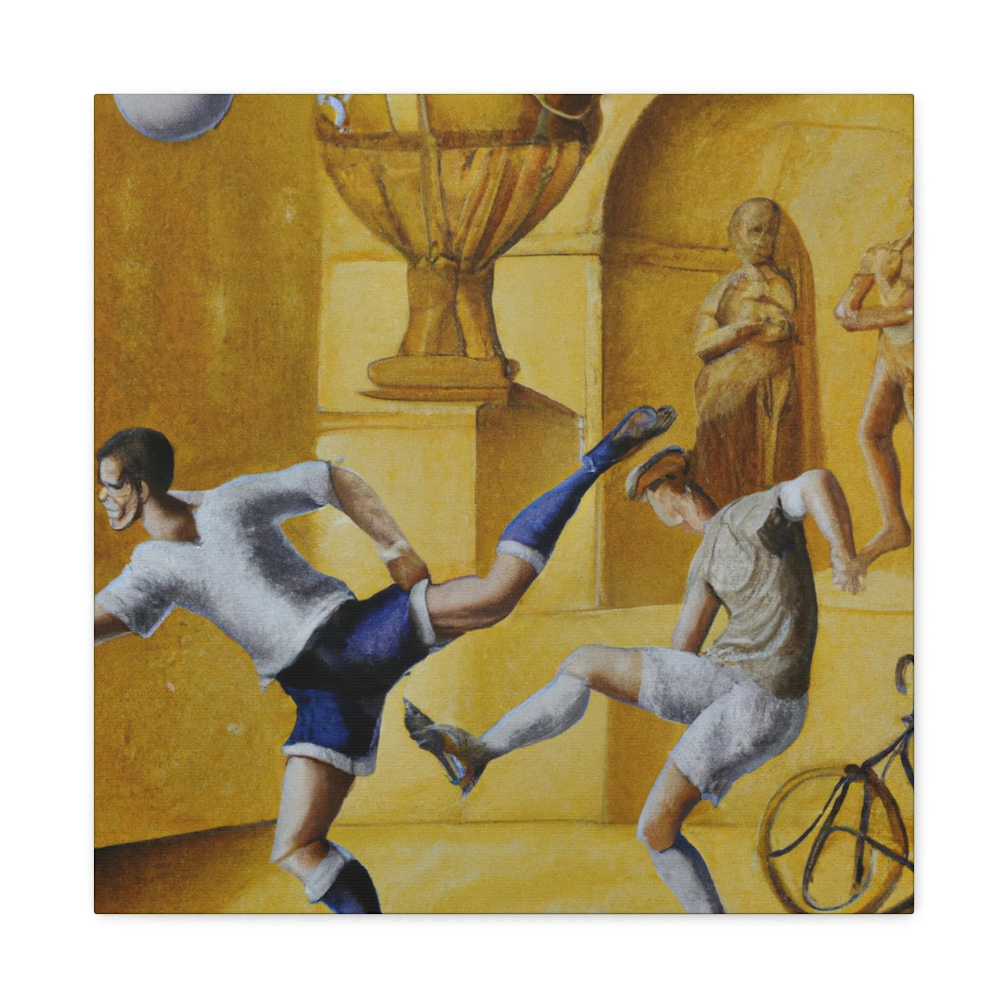 Athletic Football Monument - Canvas - Walmart.com