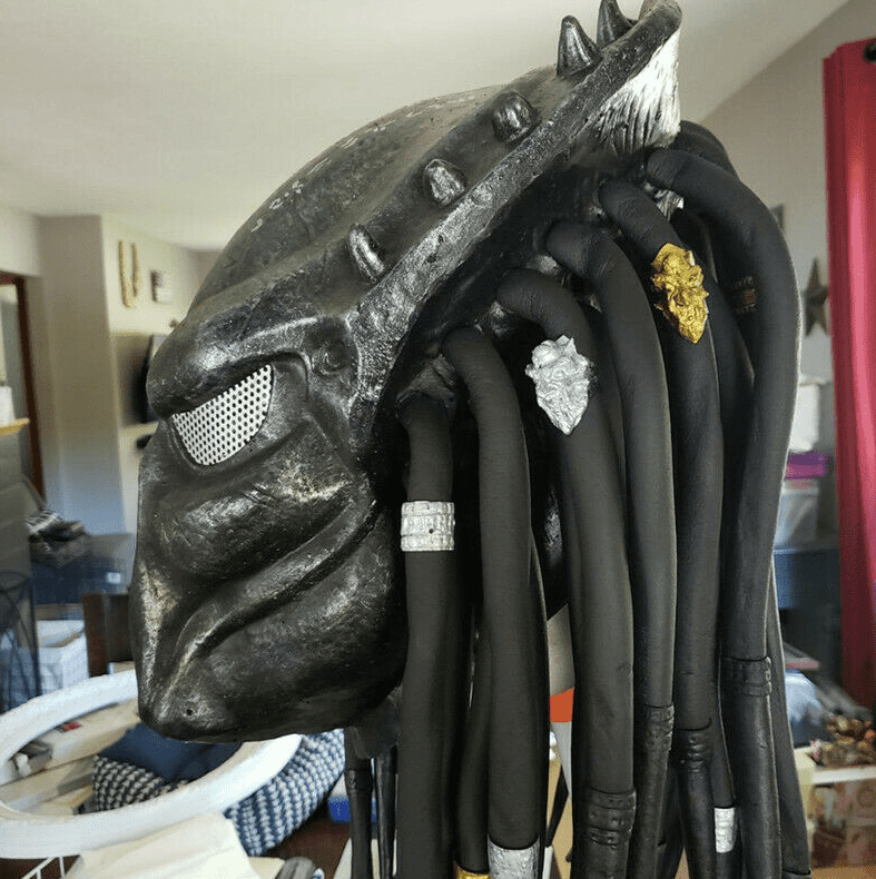 Buy Alien Predator Full Face Mask Latex Helmet Gifts Halloween Cosplay ...