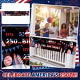Independence Day Celebration Banner 250 Years Anniversary Commemorative ...