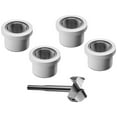 4Pcs 1/2'' Thread Water Pipe Fittings 26.5mm Boring Drill Bit Set for ...