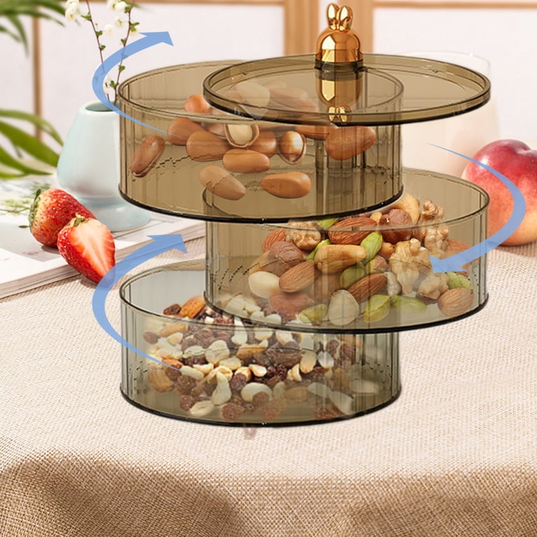 Snack Containers POLCANUR Rotating Snack Box With 6 Compartments - The ...