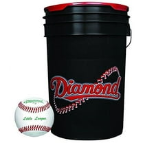 Diamond 6-Gallon Ball Bucket with 30 USSSA DOL-1 Baseballs - Walmart.com