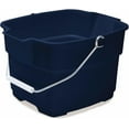 Rubbermaid Roughneck Utility Mop Bucket, 15-Quart, Rectangular, Blue ...