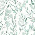 "Caltero Floral Peel and Stick Wallpaper Green Leaf Self Adhesive ...