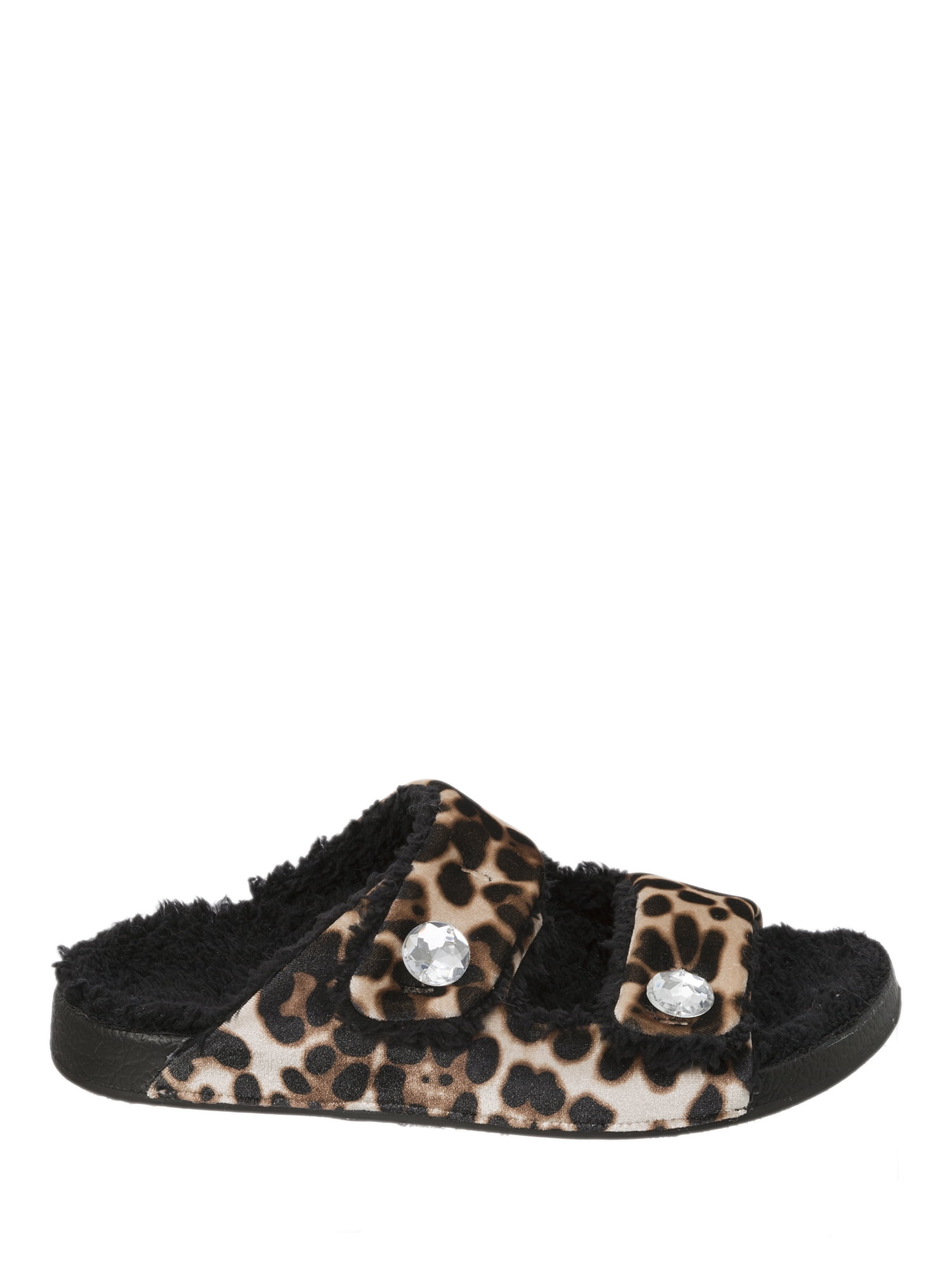 Dearfoams Women's Double Strap Slide Slippers - Walmart.com