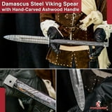 Armory Replicas Unforgotten Skill Damascus Viking Hunting Spear: 27-Inch Blade - Walmart.com