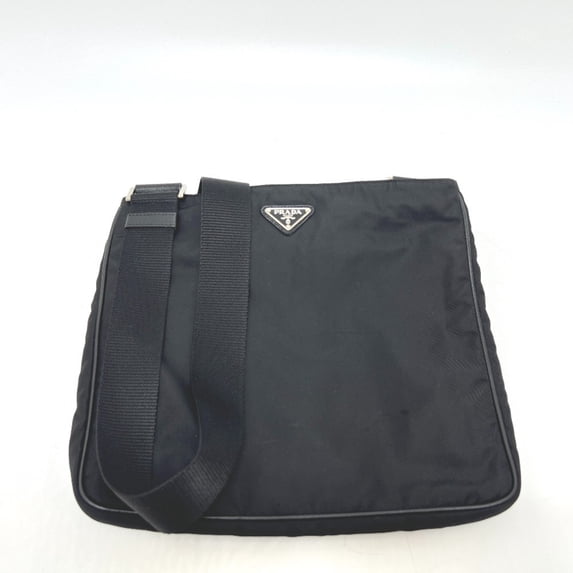 Pre-Owned PRADA VA0251 Triangle Plate Flat Bag Shoulder Nylon Women's ...