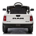 Dodge RAM Ride on Car, 12V Powered Ride on Toy with Remote Control, 4 ...