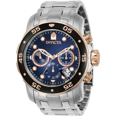 Invicta Grand Diver Quartz Blue Dial Stainless Steel Men's Watch 28766 ...