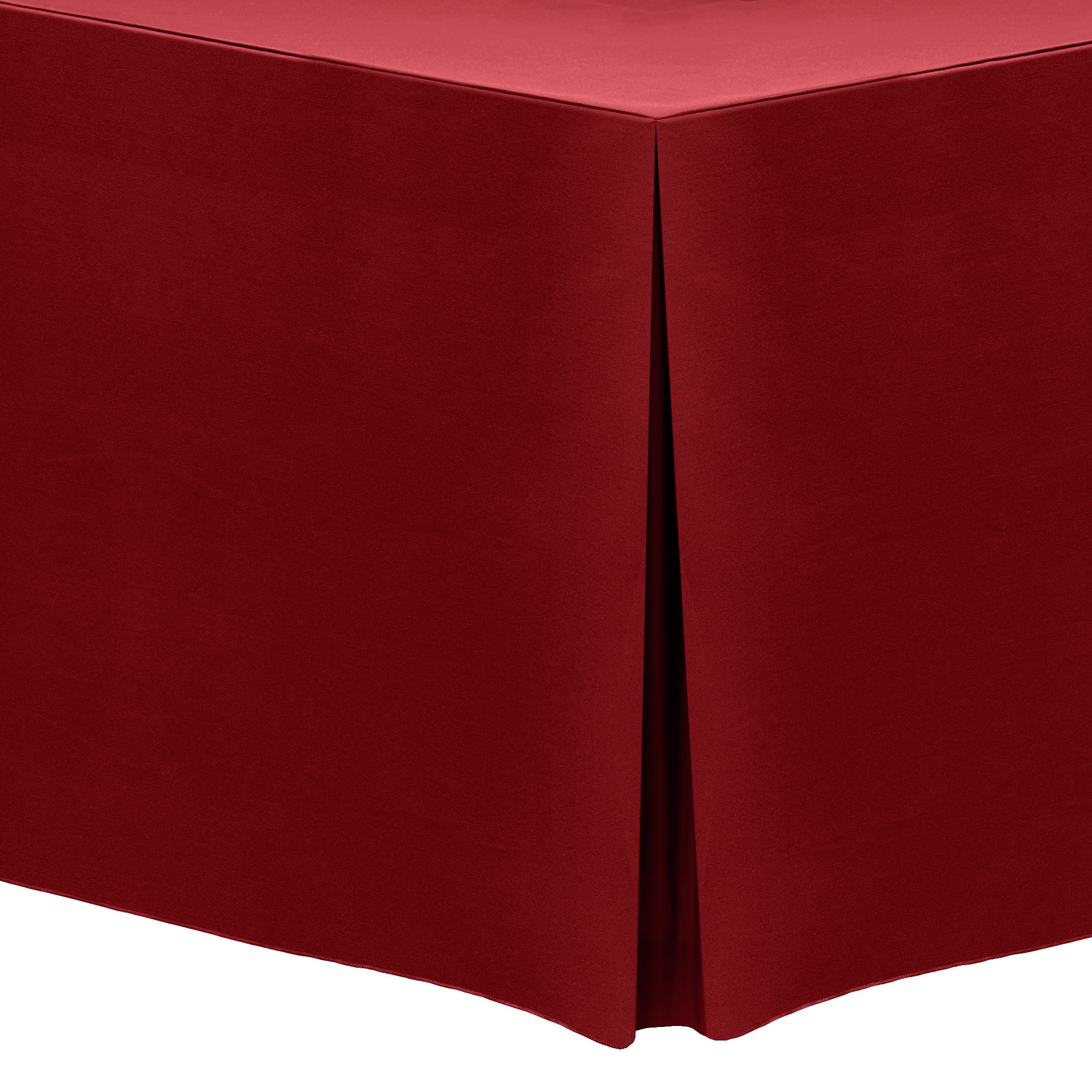 Ultimate Textile (2 Pack) 8 ft. Fitted Polyester Tablecloth - for 30 x ...