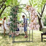 Outsunny Metal Arch Backdrop Stand Set of 3, 7/6.5/6 ft Wedding Arch ...