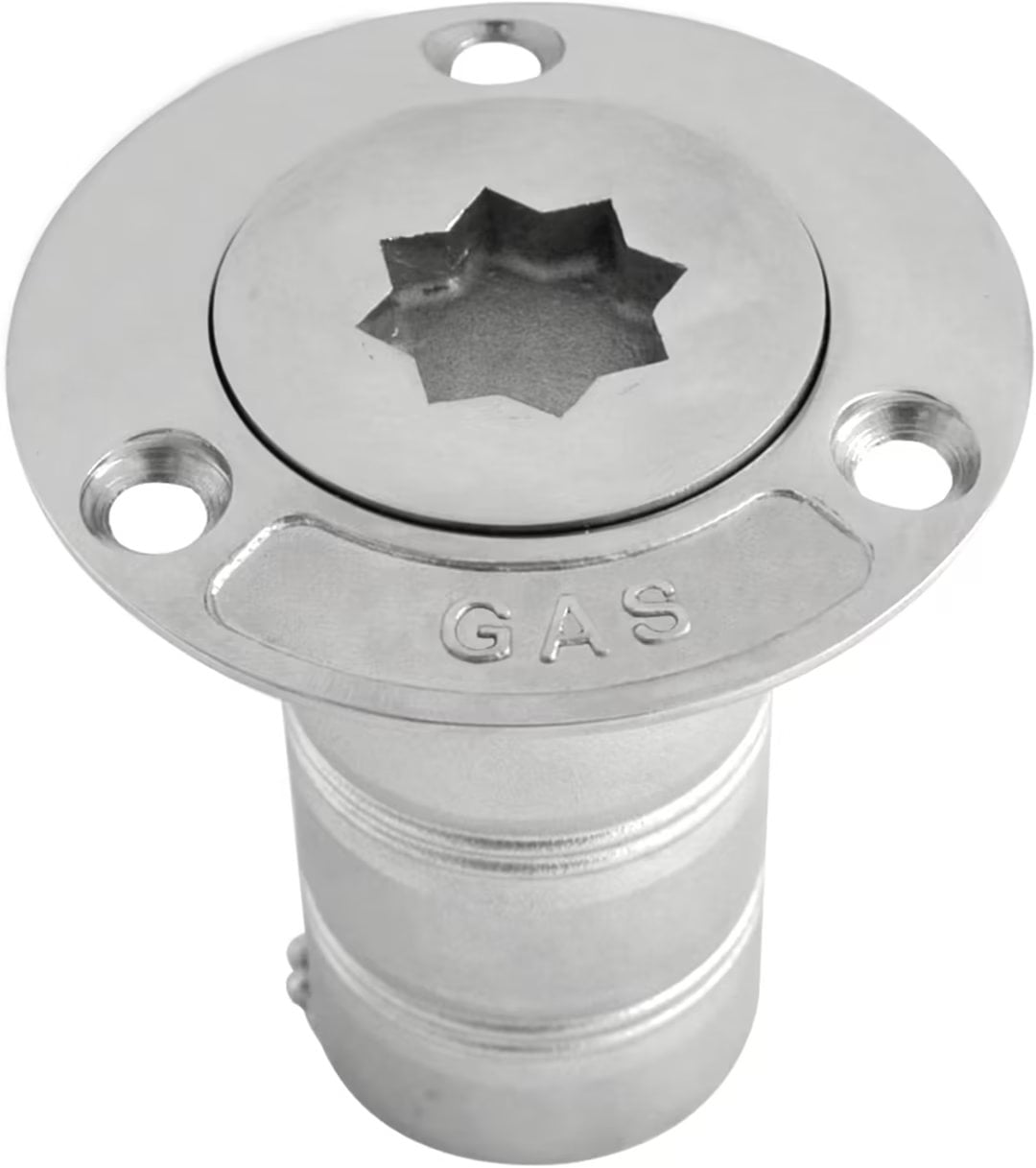 ISURE MARINE 316 Stainless Steel Boat Gas Deck Fill/Filler with Keyless ...