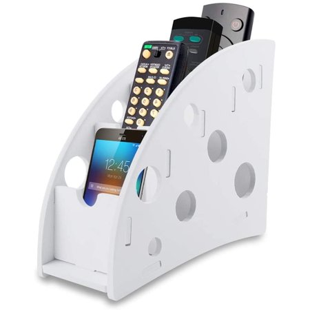 Compartment Remote Control Organizer, White Remote Control Organizer ...