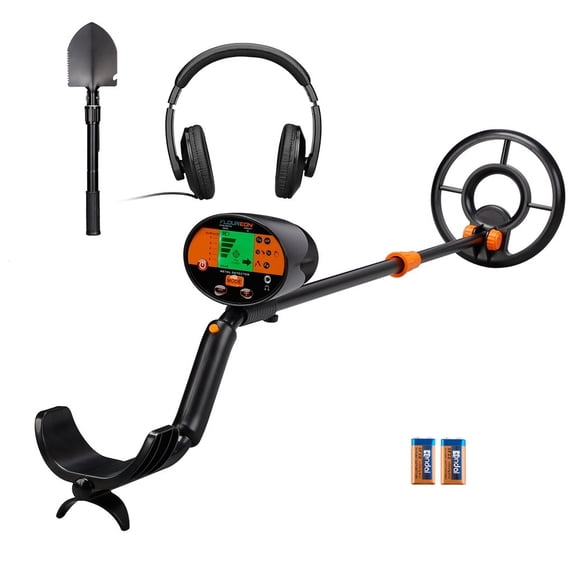 FLOUREON Metal Detector with Pinpoint Function for Kids Adults, Gold ...