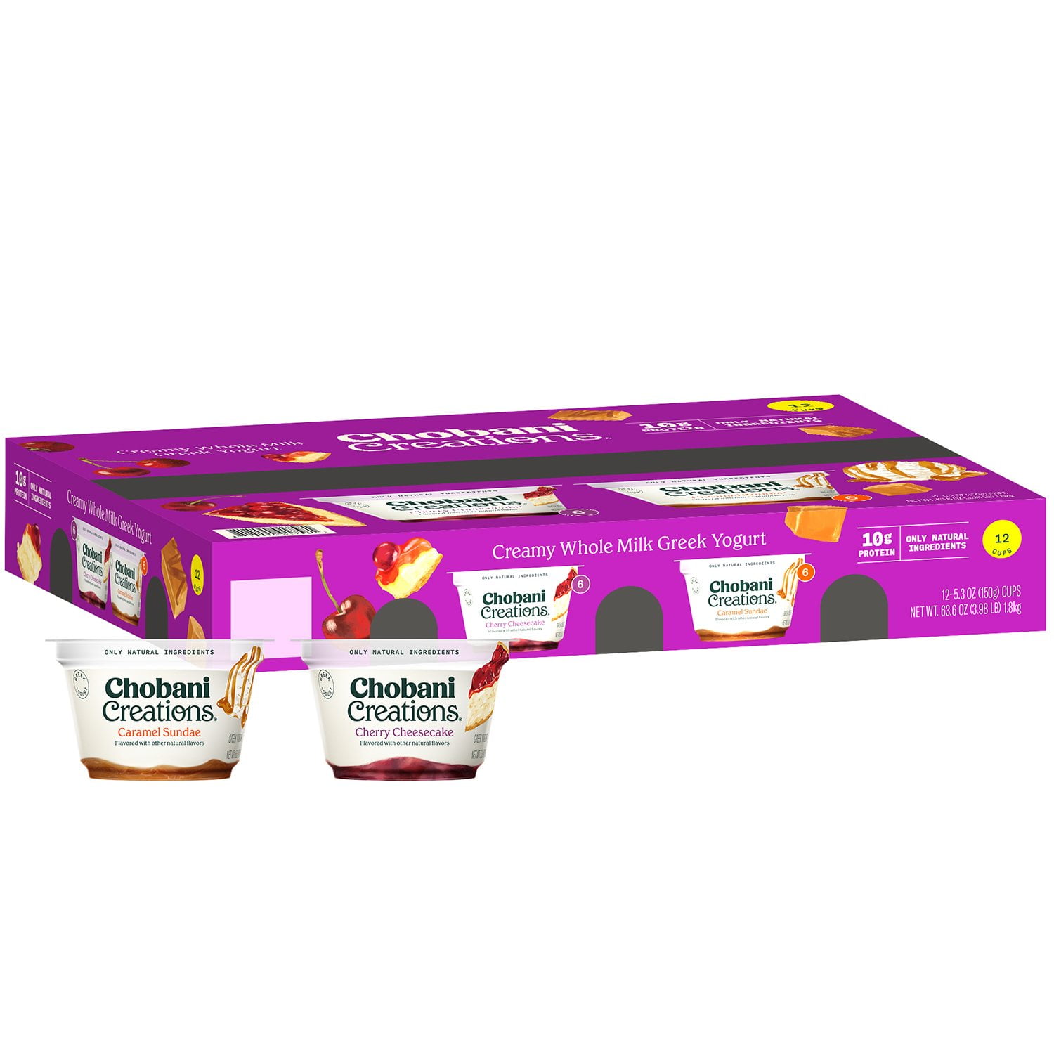 Chobani Creations Yogurt Cups, 5.3 oz., 12 ct. - Samsclub.com