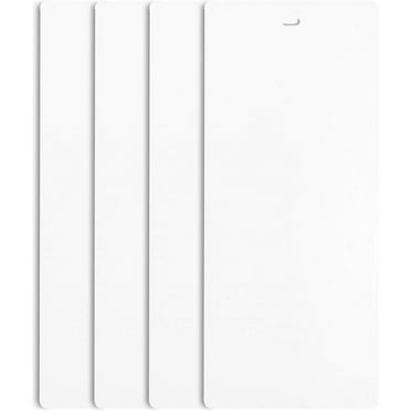 White Ribbed Vertical Blind Replacement Vanes - PVC - Easy Installation ...