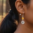 Delight Jewelry Yellow Beaded Bracelet and Earring Set, featuring ...
