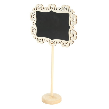 Filfeel 20 Sets Wooden Chalkboard, Retro Message Board Tag Signs Plant ...