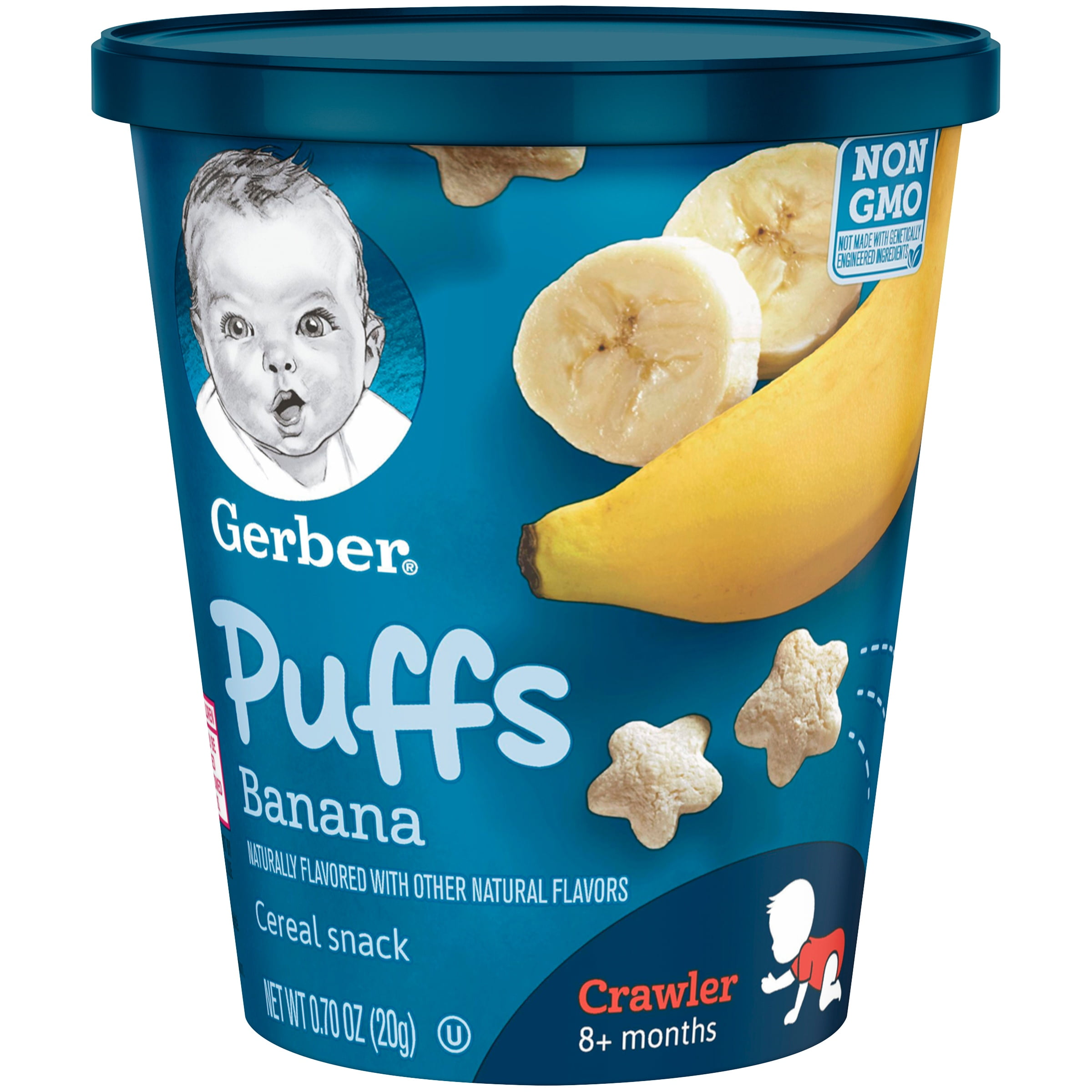 Gerber Banana Puffs Baby Snack 0.70 oz Tub – Walmart Inventory Checker ...