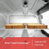 BLACK+DECKER 4-Slice Toaster Oven, Stainless Steel, TO1705SB - Walmart.com