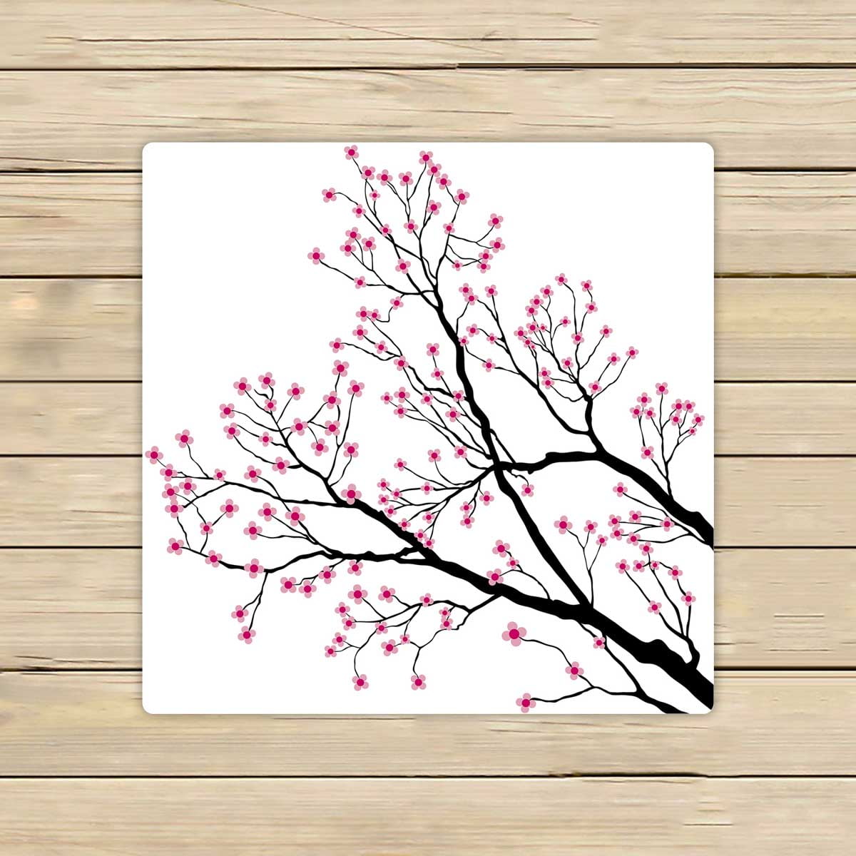 PKQWTM Tree Branches With Pink Flowers Microfiber Bath Towels Bathroom ...