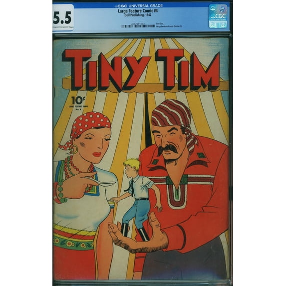 Large Feature Comic #4 - CGC 5.5 Comic Book - Walmart.com