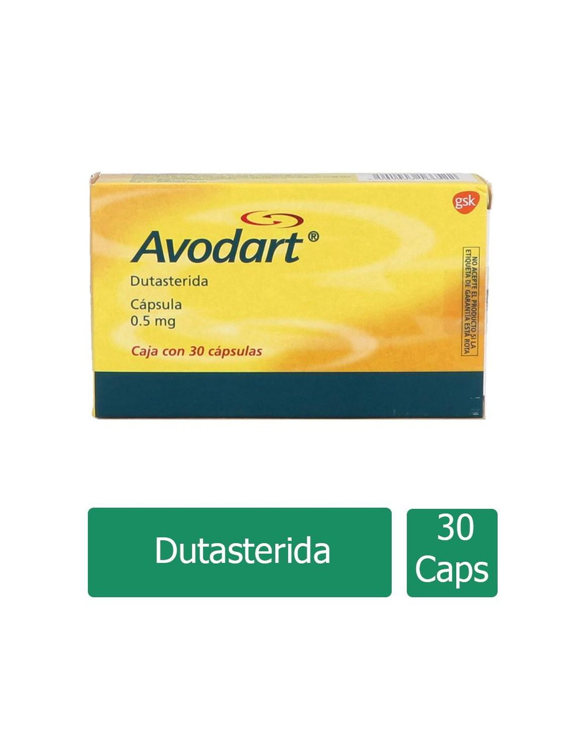 Avodart 0.5 mg, 30 cápsulas | Walmart en línea