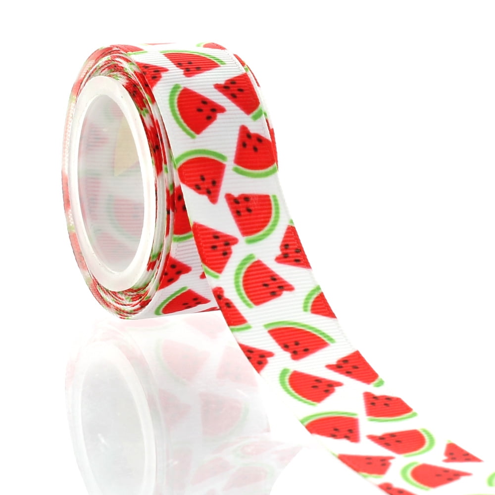 7/8" Watermelon Grosgrain Ribbon 5yd - Walmart.com