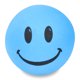 Tenna Tops Blue Smiley Happy Face Car Antenna Topper / Rear View Mirror ...