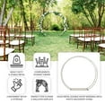 Efavormart Heavy Duty Gold Metal Double Hoop Wedding Arch Photo ...