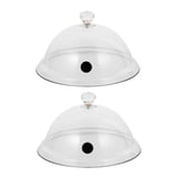IFANLANDOR 2Pcs Cold-Resistant Smoking Cloche Dome Simple Design for ...