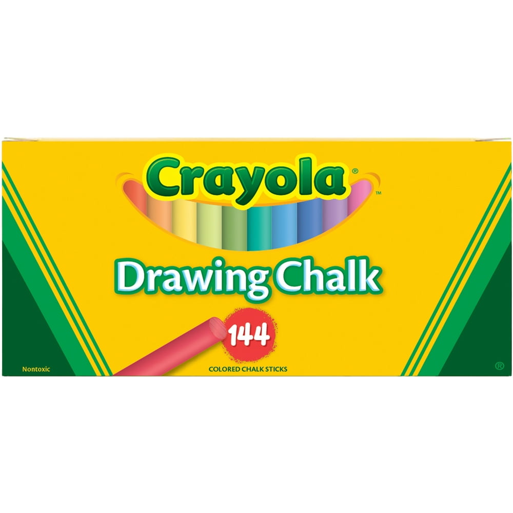 Crayola Colored Drawing Chalk Sticks, 144 Count - Walmart.com - Walmart.com